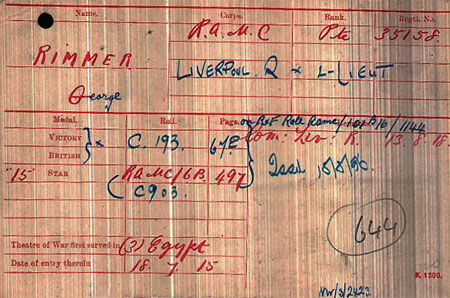 George Rimmer, Kings Liverpool